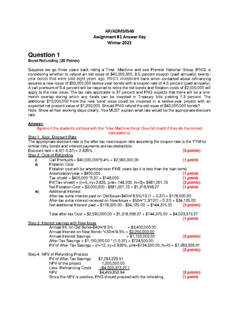 Assignment 1 Winter 2023 Answer Key Revised Apadms Assignment 1
