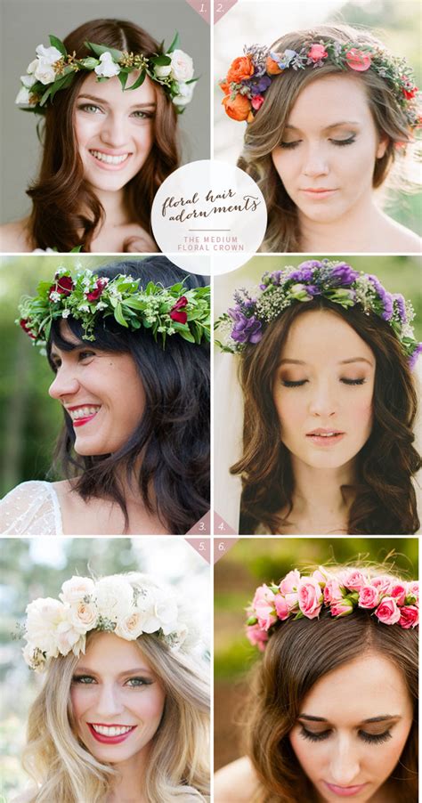 46 Romantic Wedding Hairstyles With Flower Crown