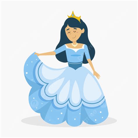 Gambar Ilustrasi Karakter Putri Dongeng Cinderella Fantasi