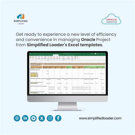 simplified loader excel template for oracle projects simplified