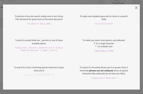 How To Search · Cern Analysis Preservation General Docs