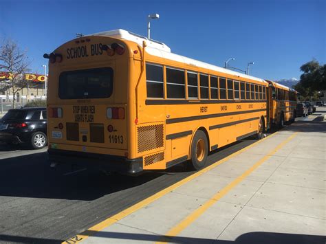Hemet School Bus American School Bus Yellow Thomas Vista School Bus