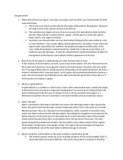 Assignment 6 Docx Assignment 6 1 Define The Primary Sex Organs Secondary Sex Organs And