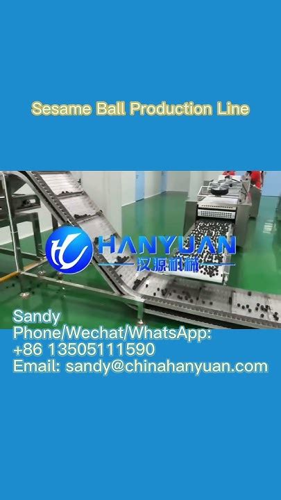 Nuts Candy Ball Machine Sesame Ball Production Line Youtube