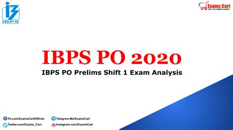 IBPS PO Exam Analysis IBPS PO Prelims Shift Exam Analysis ExamsCart Com