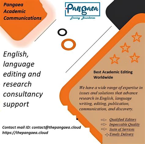 language editing and research consultancy support the pangaea english
