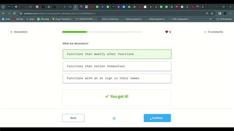 89 Decorators Python Developer Sololearn Youtube
