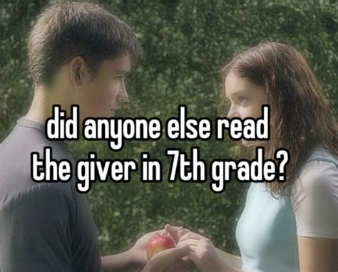 Thegiver Idk If Anyone Else Did But It Actually Was Kinda Good The Giver Relatable