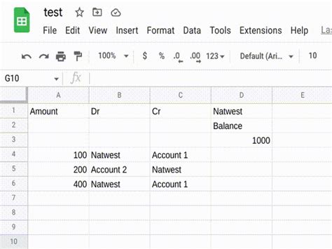 Google Sheets Arrayformula To Preserve A Running Cumulative Balance When Inserting New Rows