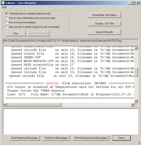 操作指南（12）：验证模型数据文件 Learn Cmg