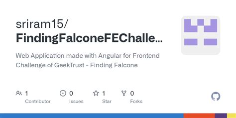 Github Sriram15findingfalconefechallenge Web Application Made With