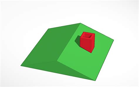 3d Design Roof Of Cedar Hamster House Tinkercad