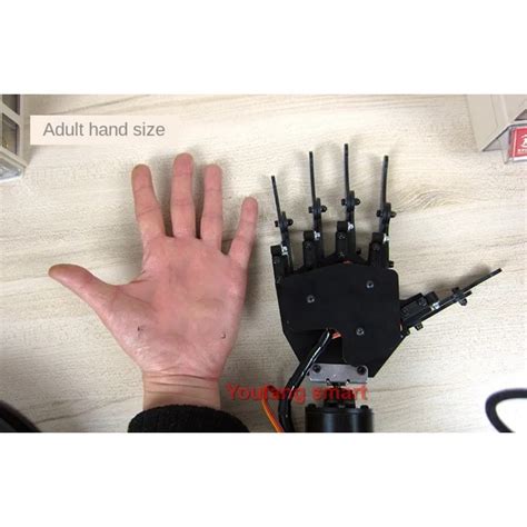 6 Dof Robotic Arm With 5 Dof Bionic Robot Hand Finger Claw For Arduino For Raspberry Pi 5 Kit