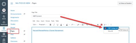 Canvas LTI 1 3 All In One Integration User Guide Harvard Business Publishing Education