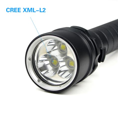 Professionals Ip68 Waterproof Portable 3 Cree Xml L2 U3 Led Diving