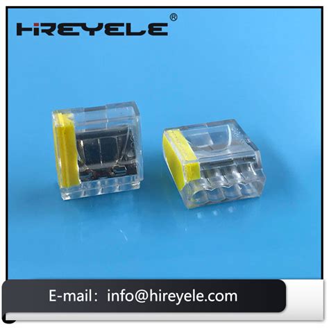 Push In Wire Connector 4 Conductor Quick Splicing Wire Connectors For Junction Boxes