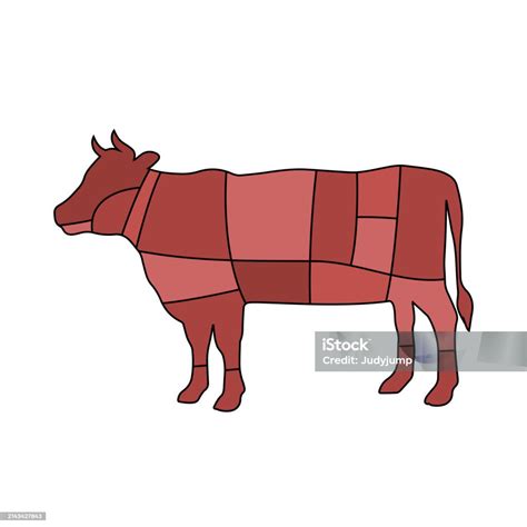 쇠고기 컷 세트 포스터 정육점 다이어그램 및 구성표 벡터 일러스트 레이 션입니다 사태에 대한 스톡 벡터 아트 및 기타 이미지 사태 소고기 암소 Istock