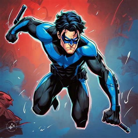 From Dick Grayson To Nightwing Portraits By Grayson256 On Deviantart