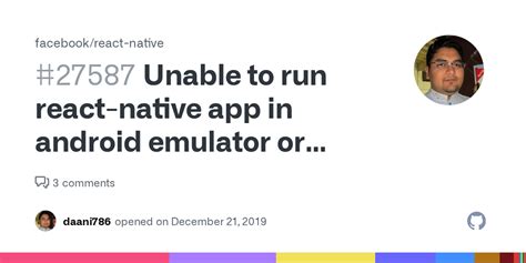 Unable To Run React Native App In Android Emulator Or Physical Device