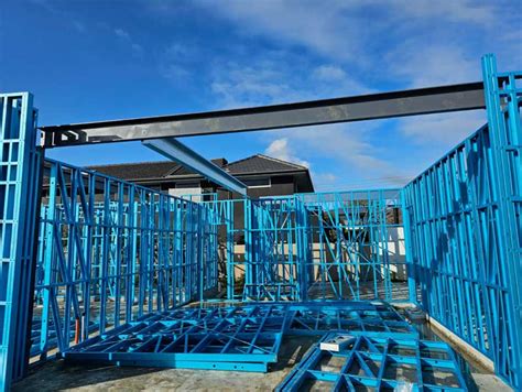 Construction Site Structural Steel Fabrication With Lgs Hume Steel Engineering