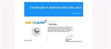 sneh garg on linkedin android internship java webdevelopment