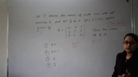 csir ugc net maths linear algebra imp question youtube