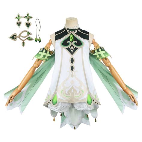 Genshin Impact Nahida Dendro Archon Cosplay Costume Outfits Halloween