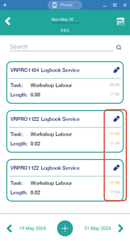 reviewing timesheets with android mobile app in workguru workguru support portal