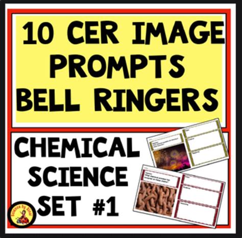 Cer In Chemistry 10 Writing Prompts With Images And Graphic Organizers