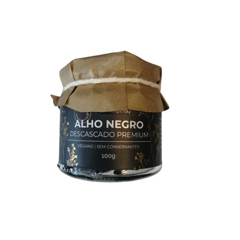 Alho Negro Descascado Premium 100g La Palma La Palma