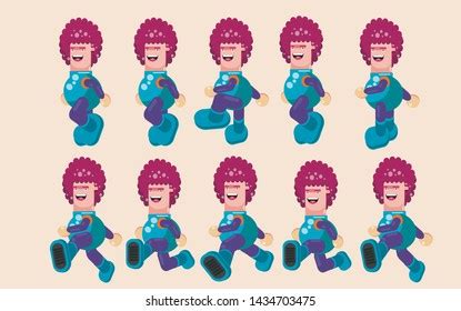 Babe Jump Game Character Sprite Stock Vector Royalty Free Shutterstock