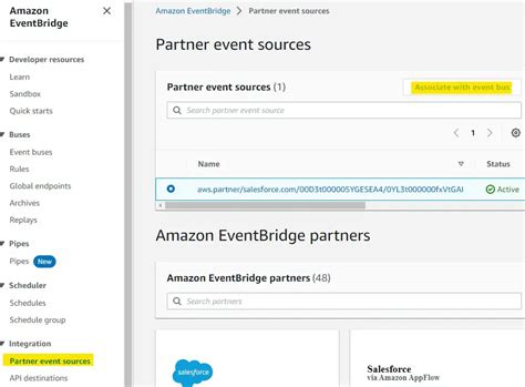 how to send salesforce platform events to amazon eventbridge