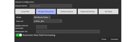 Importing Attribute Data In Dashboard