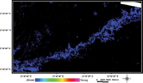 Map Of Salinity Derived Using The Model Based On The Ndsi Index