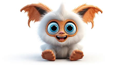 Premium Ai Image A Cartoon Character With Blue Eyes And A Big Blue Eyes
