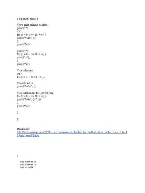 multiplication program pdf