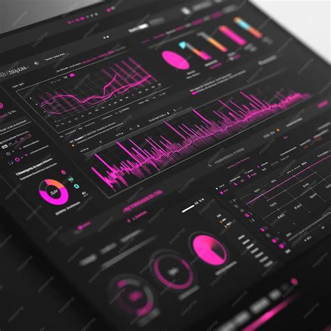 Prototype For A Dashboard With Widgets And Data Visualization Premium