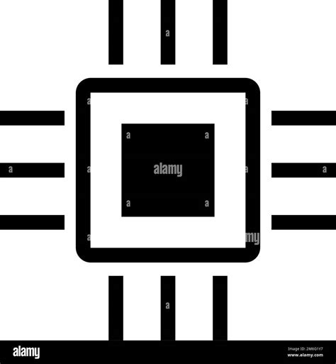 Cpu Icon Computer Part Editable Vector Stock Vector Image And Art Alamy