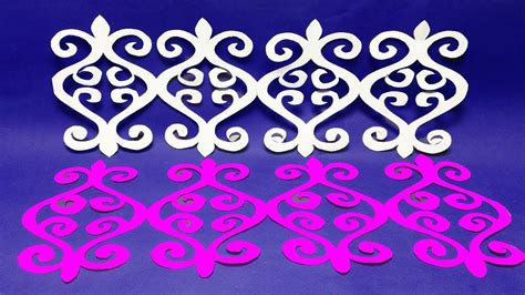 Simple Paper Cutting Designs Borders Diy Craft