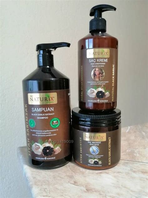 Промо Пакет с Черен Чесън Шампоан Балсам Маска Парфюмерия и козметични продукти Пл