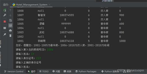 基于python设计的宾馆管理系统 基于python的管理系统论文 csdn博客