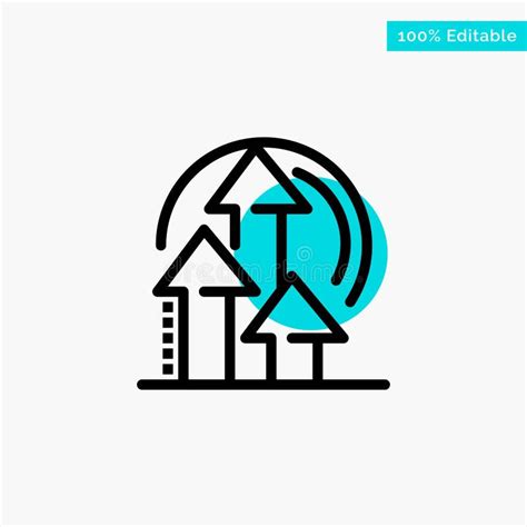 Management Method Performance Product Turquoise Highlight Circle Point Vector Icon Stock