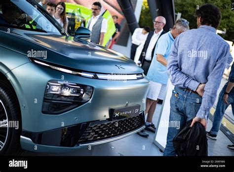 Munich Germany 07th Sep 2023 Xpeng Xiaopeng Motors G9 Beim Iaa Mobility Open Space Am