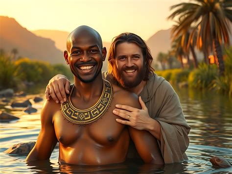 The Baptism Of The Ethiopian Eunuch By Philip