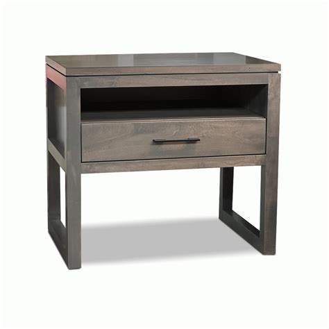 Tempus Solid Wood Modern Nightstand Custom Nightstand Starts At 943