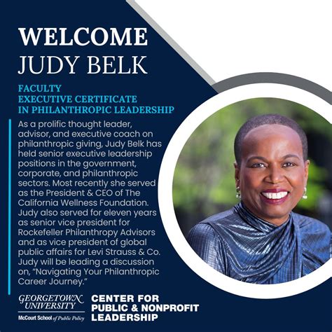 Center For Public And Nonprofit Leadership Georgetown University On