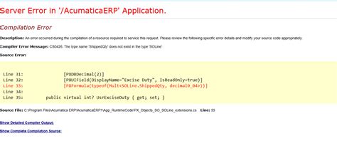 getting error while adding new field in sales order screen community