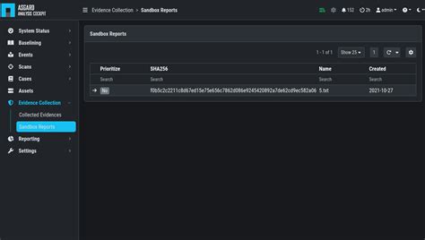 310 Sandbox Integration — Asgard Analysis Cockpit V4 Manual Documentation