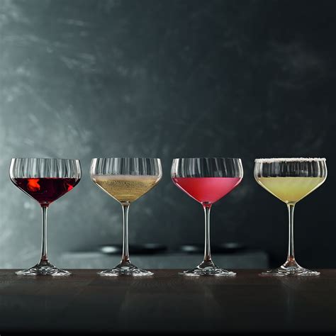 Lifestyle Set Of 4 Coupette Glasses Linen Chest
