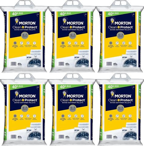 40lb Bags Morton Clean And Protect Water Softener Salt